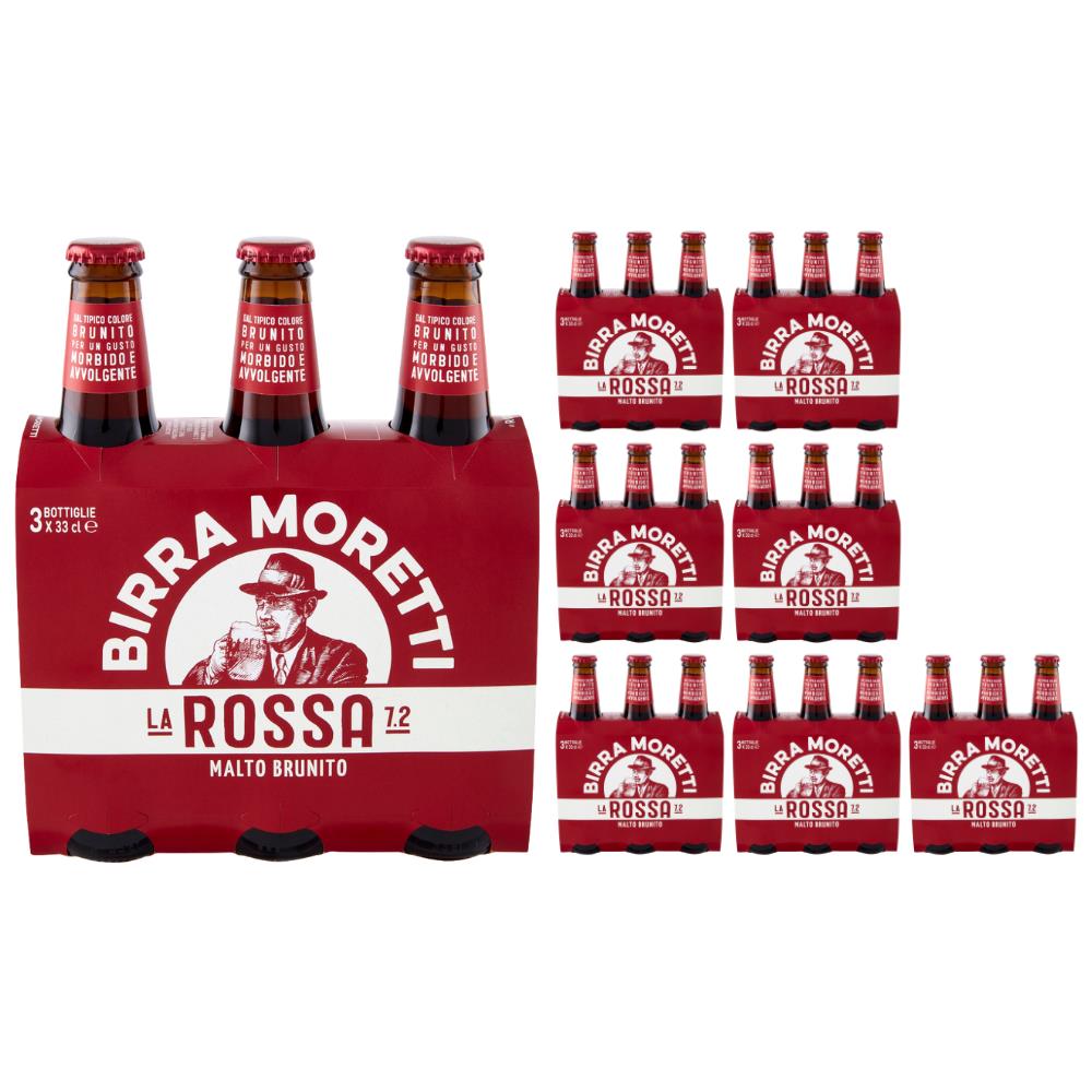 BIRRA MORETTI - Birra Moretti La Rossa Tre Malti Confezione Da 24 ...