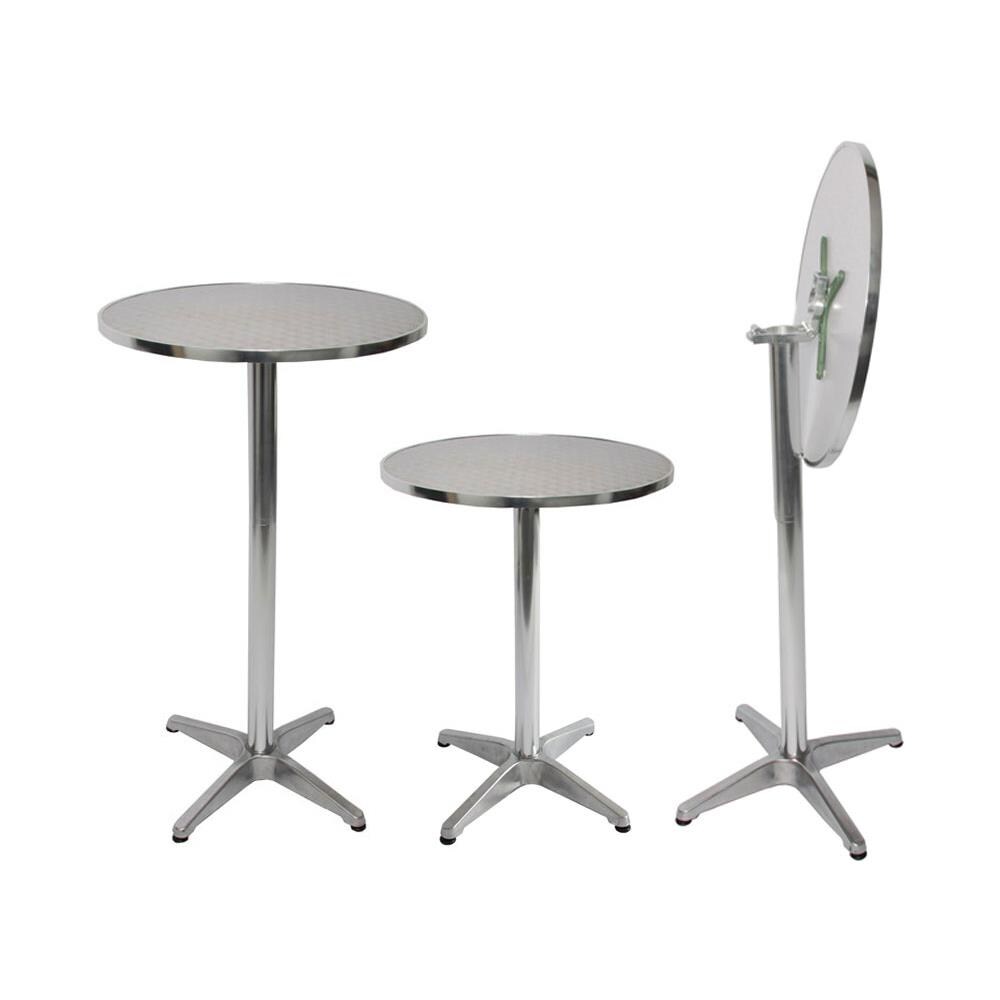 Mendler - Set 10x Tavoli Tavolini Bistro Bar M28 Alluminio 60x60x70 ...