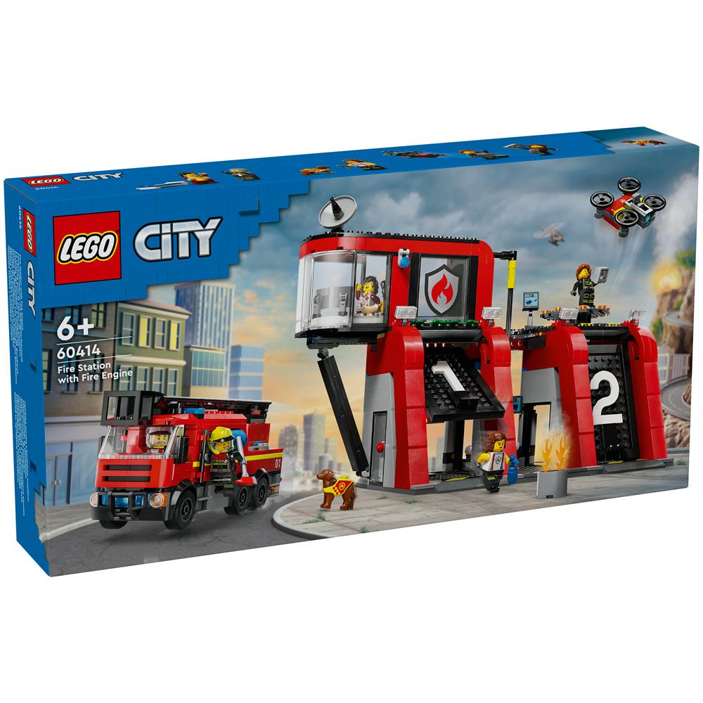 LEGO - 60414 City Caserma dei Pompieri e Autopompa - ePRICE