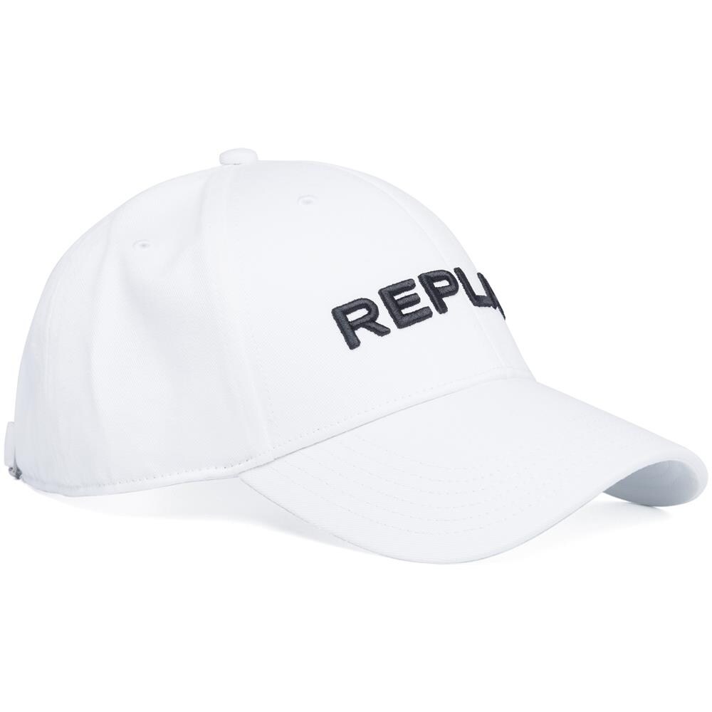 REPLAY - Embroided Logo Baseball Cap In White - ePRICE