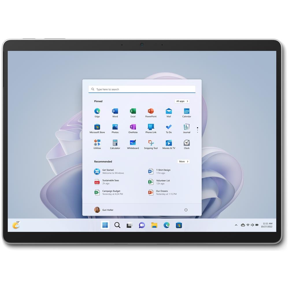 MICROSOFT - Notebook 2 in 1 Surface Pro 9 Platino 13" 2K QHD+ Intel ...