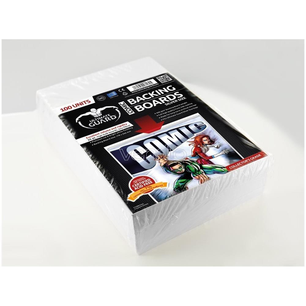 ULTIMATE GUARD - Comic Backing Boards Silver Size (100) - ePRICE