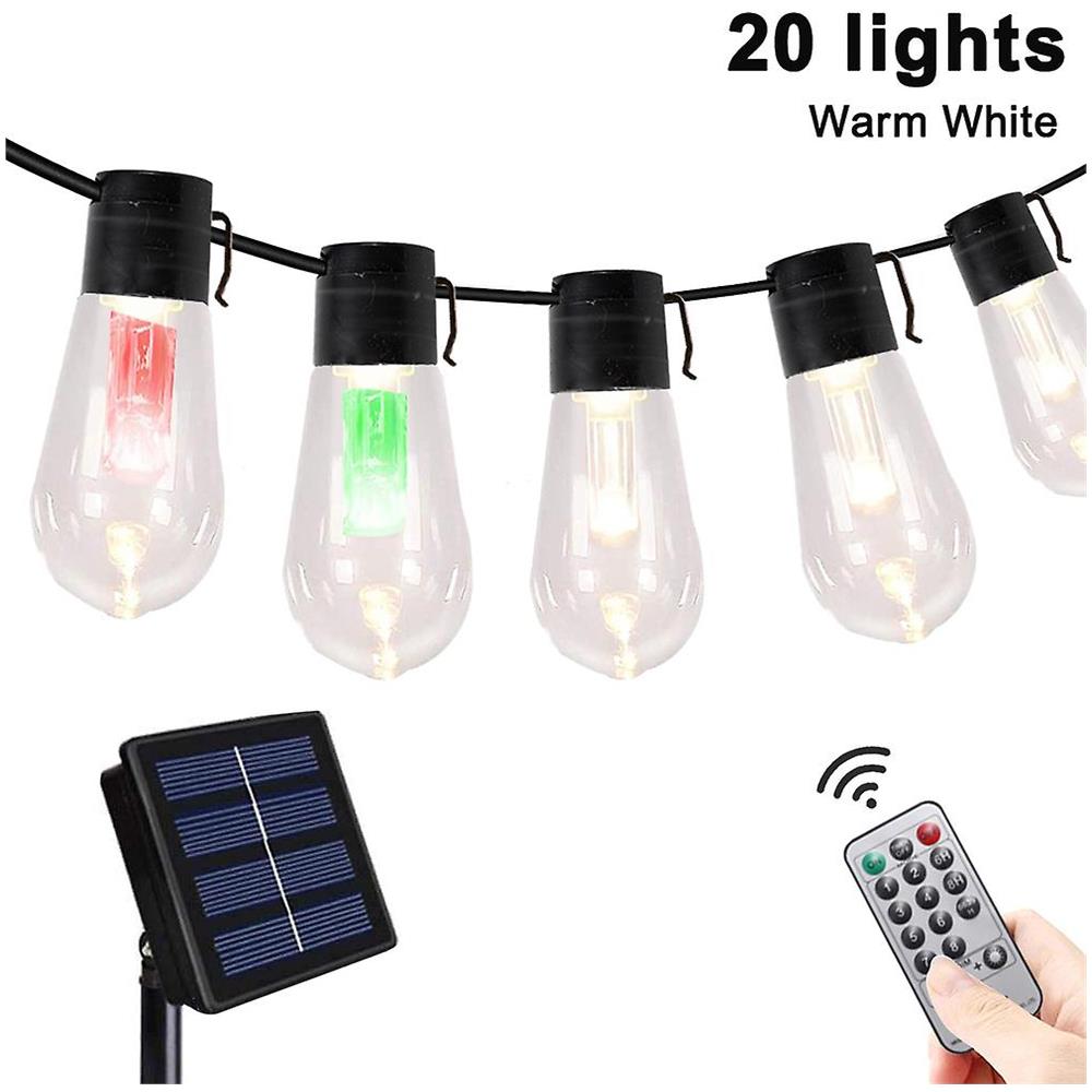 HTN - Luci Da Stringa Da Esterno 1-pc, Luci A Corda Impermeabili Con 20 Lampadine - ePRICE