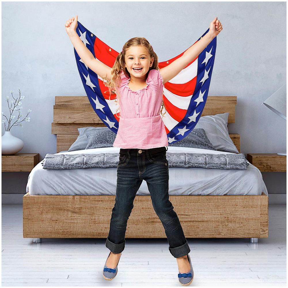 HTN - Flog Fan Pleata Stati Uniti Uniti Americi Flag Baggio Di Baggio ...