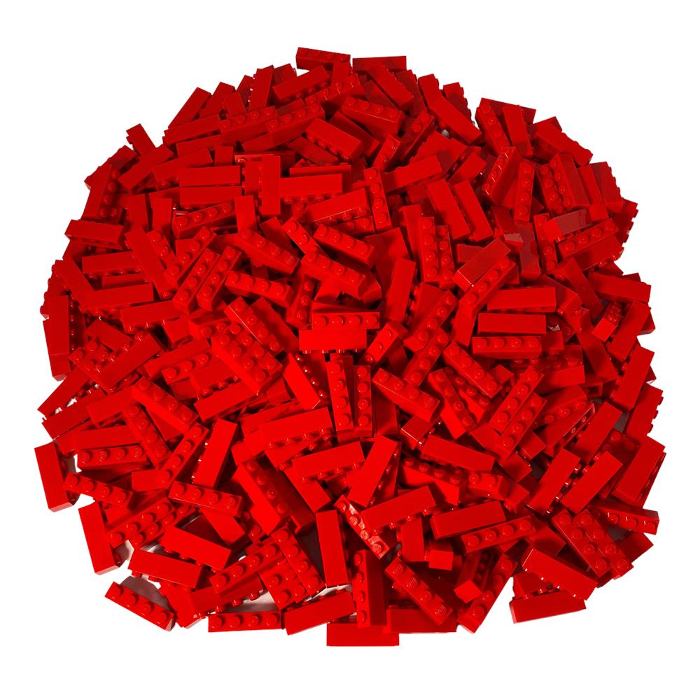 LEGO - 1x4 Bricks Red - 1000 Pezzi - Mattoncini Rossi 3010 - ePRICE