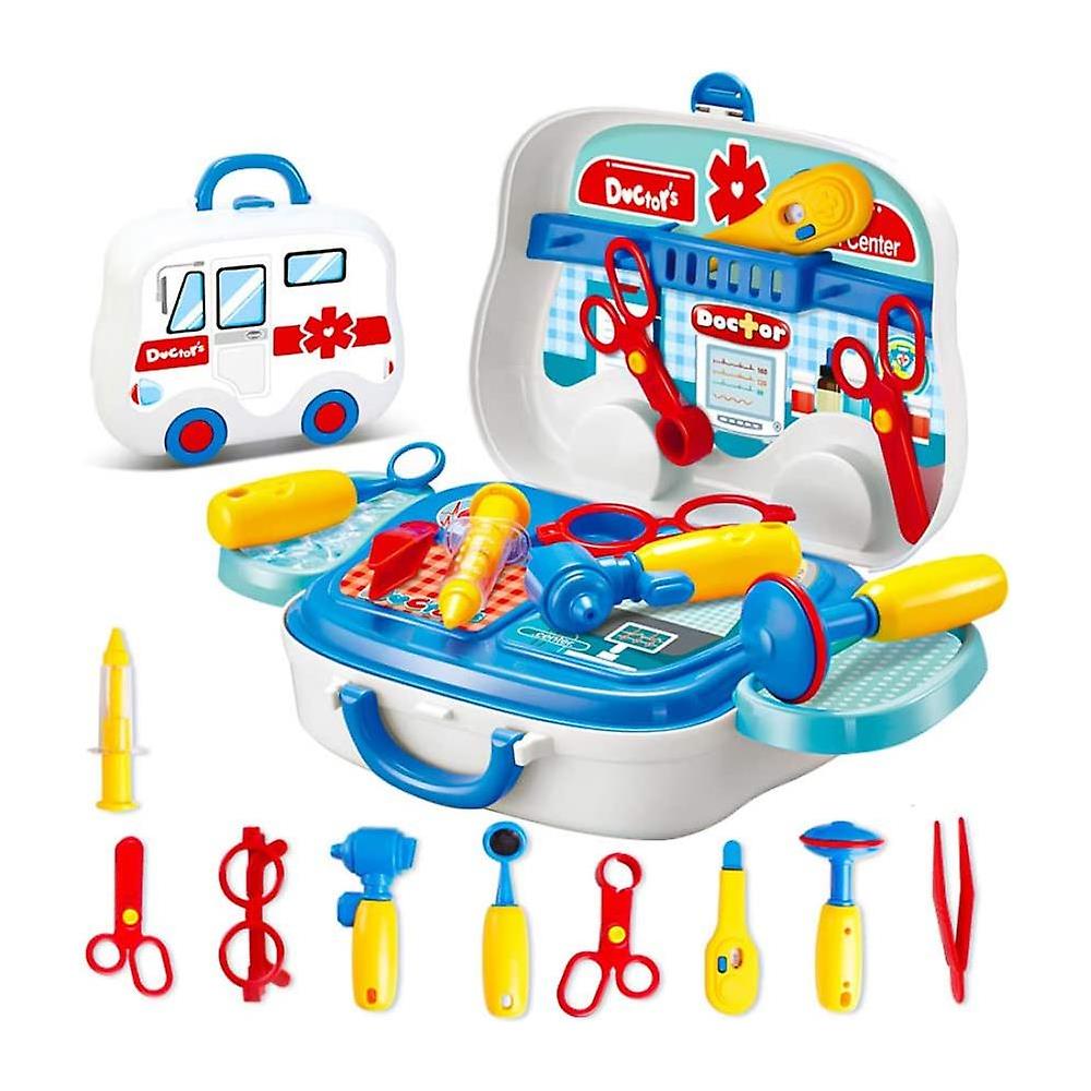 HTN - Doctor's Case Toy 2 In 1 Doctor Case Toy Set Medical Suitcase ...