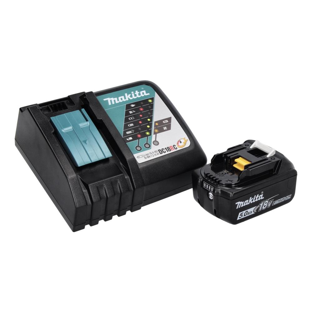 MAKITA - Dur 181 Rt 18 V Tagliabordi A Batterie + 1x Batteria Bl 1850 5,0 Ah + Caricatore Rapido ...