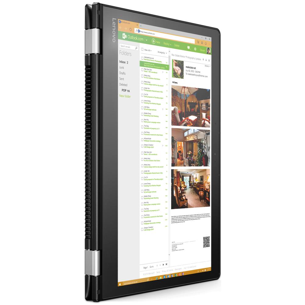 LENOVO - IdeaPad Yoga 510-14, Ibrido (2 in 1) , Nero, Convertibile (a ...
