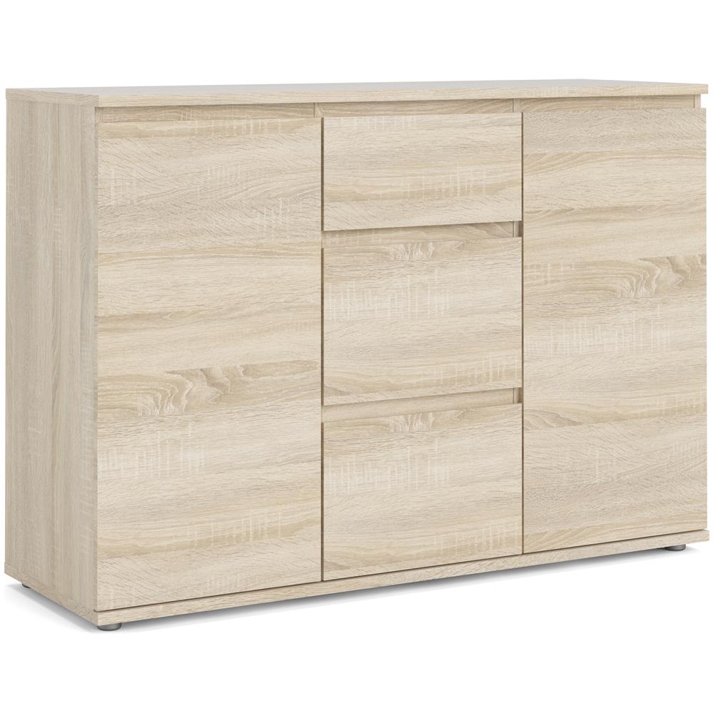 DMORA - Credenza Con Ante E Cassetti, Colore Quercia, Cm 119.45 X 83.7 ...