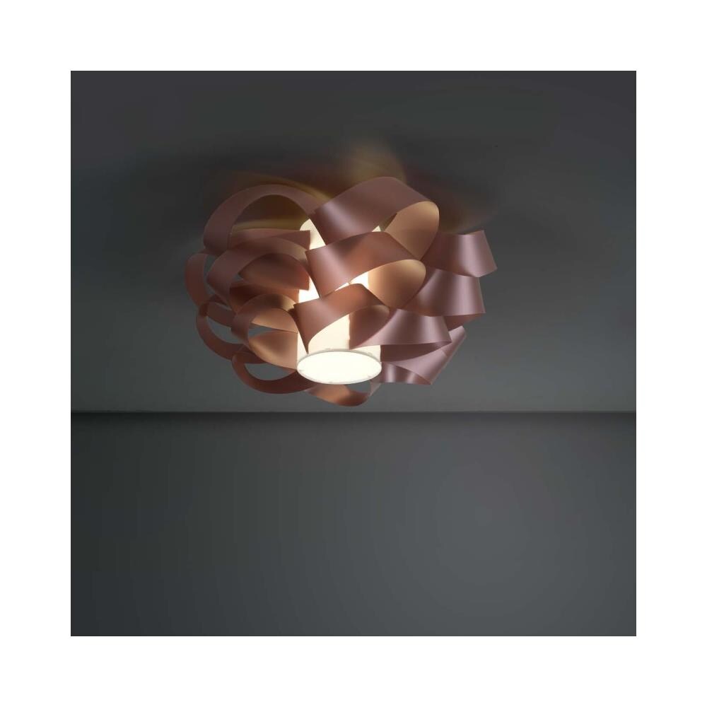 Linea Zero - Plafoniera Una Luce Cloud Rosa Diametro 50x H24 Cm - ePRICE