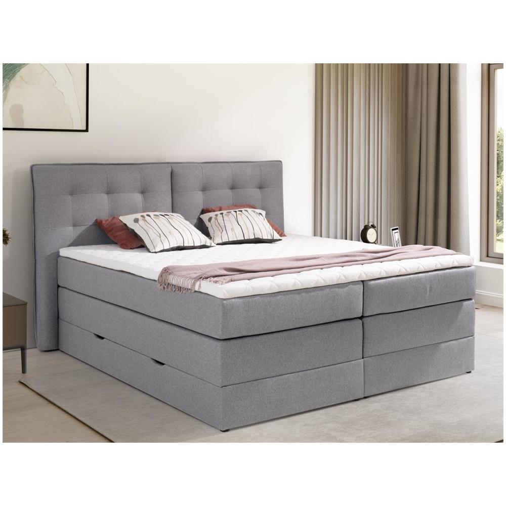 PALACIO - Set Boxspring Testata+base Letto Con Vano+materasso+topper ...