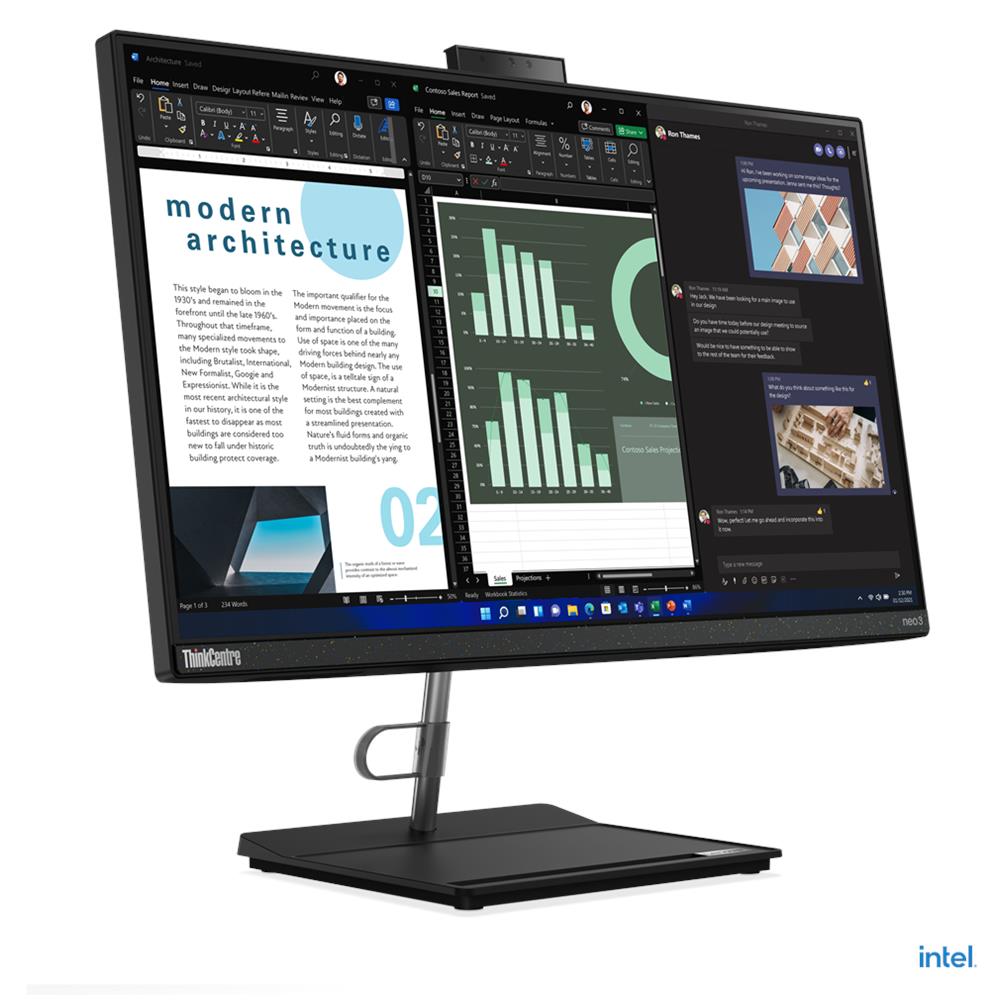 LENOVO - All-in-One 12B3005USP Monitor 21.5" Full HD Intel Core i5 12th ...