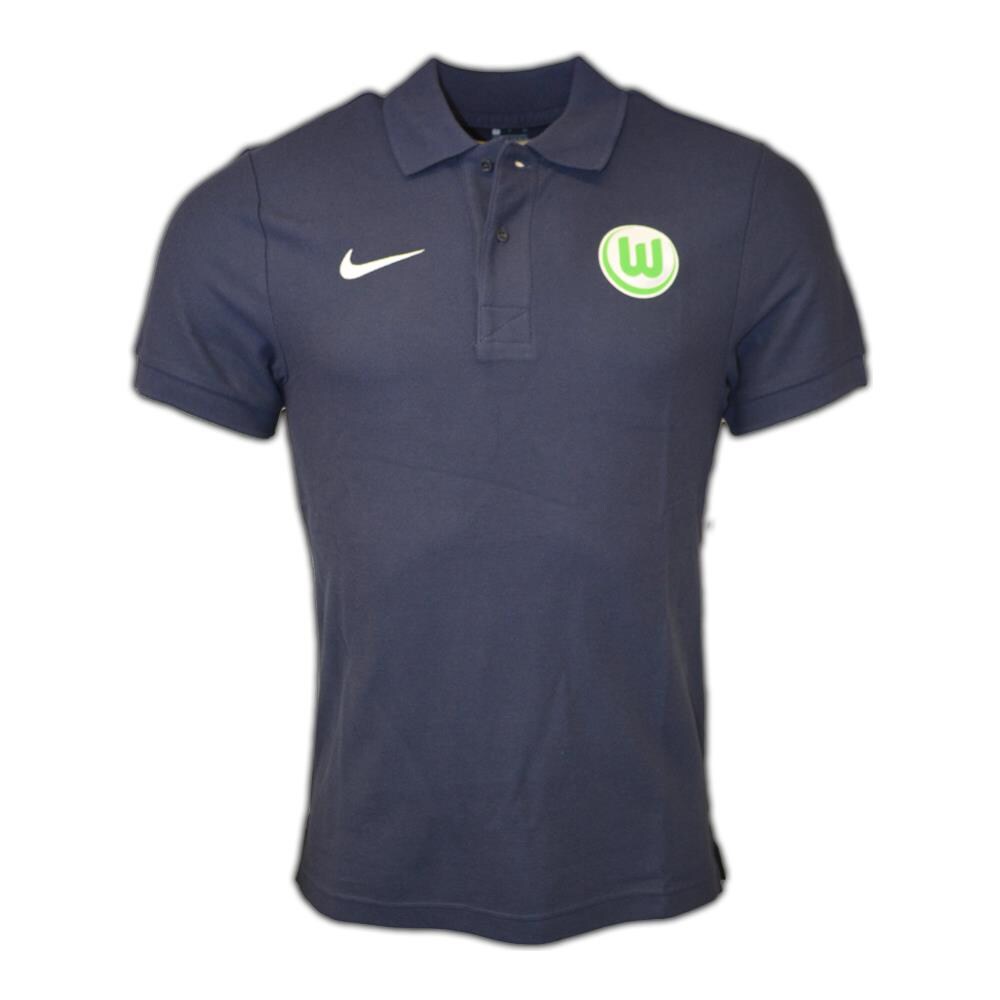 NIKE - 2016-2017 Vfl Wolfsburg Nike Authentic Polo Shirt (navy) - Small ...