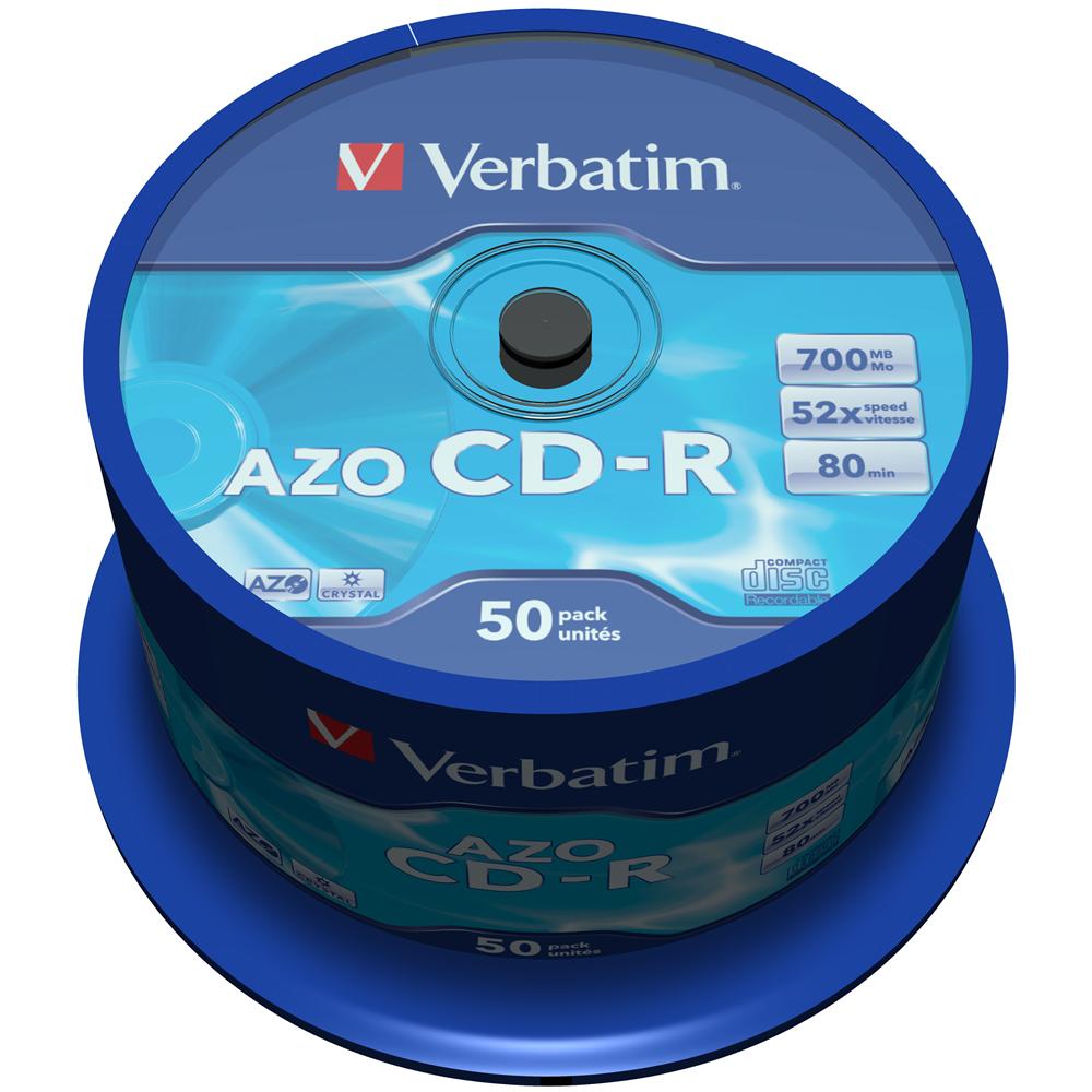 VERBATIM - CD-R Super AZO 48x 700MB Spindle 50pz - Crystal - ePRICE