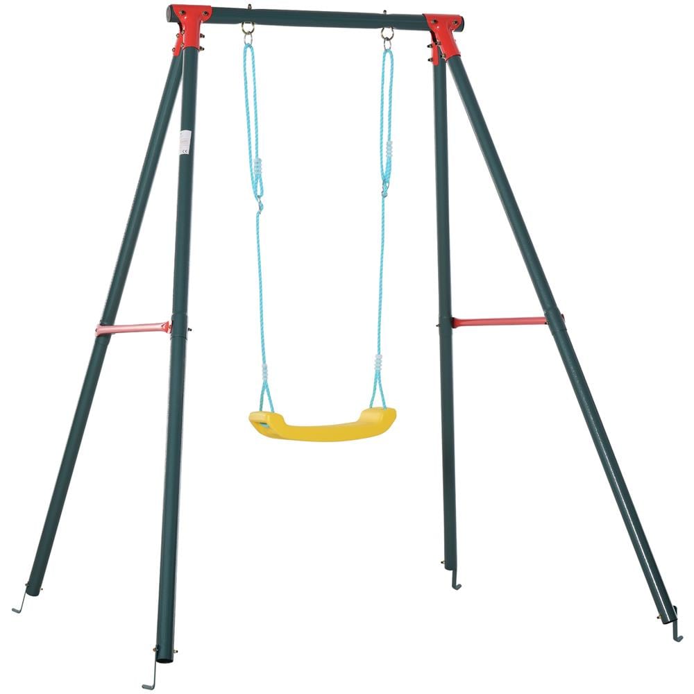 OUTSUNNY - Altalena Da Giardino Per Bambini 6-12 Anni Con Altezza ...