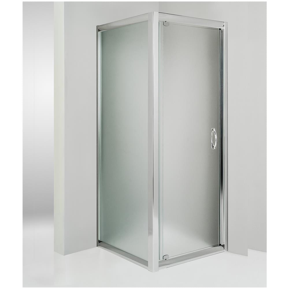 HYDRA - Box Doccia Angolare Anta Fissa Porta Battente 100x85 Cm Opaco ...