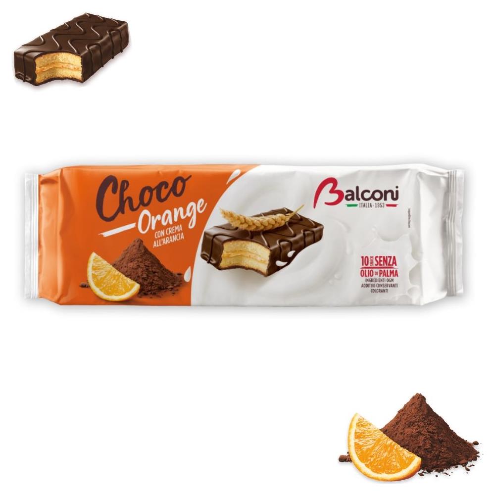 BALCONI - Balconi Choco Orange In Confezione Da 10 Brioches - 300 ...