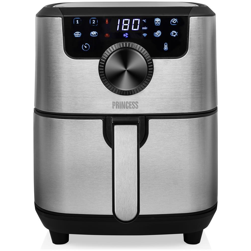 Princess - Friggitrice ad Aria Smart Aerofryer Capacità 4.5 Litri 1500 Watt Colore Argento - ePRICE