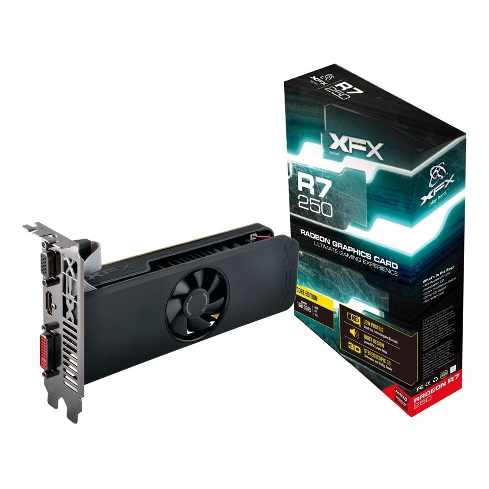 XFX - Radeon R7 250 1 GB DDR5 Pci-E DVI-D / HDMI / VGA Core Edition Low ...