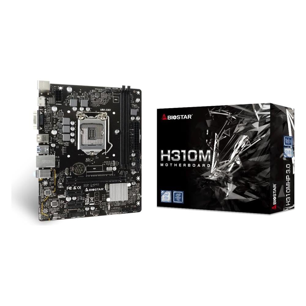 BIOSTAR - Scheda Madre H310MHP3.0 Socket LGA 1151 Chipset H310 Micro ATX - ePRICE
