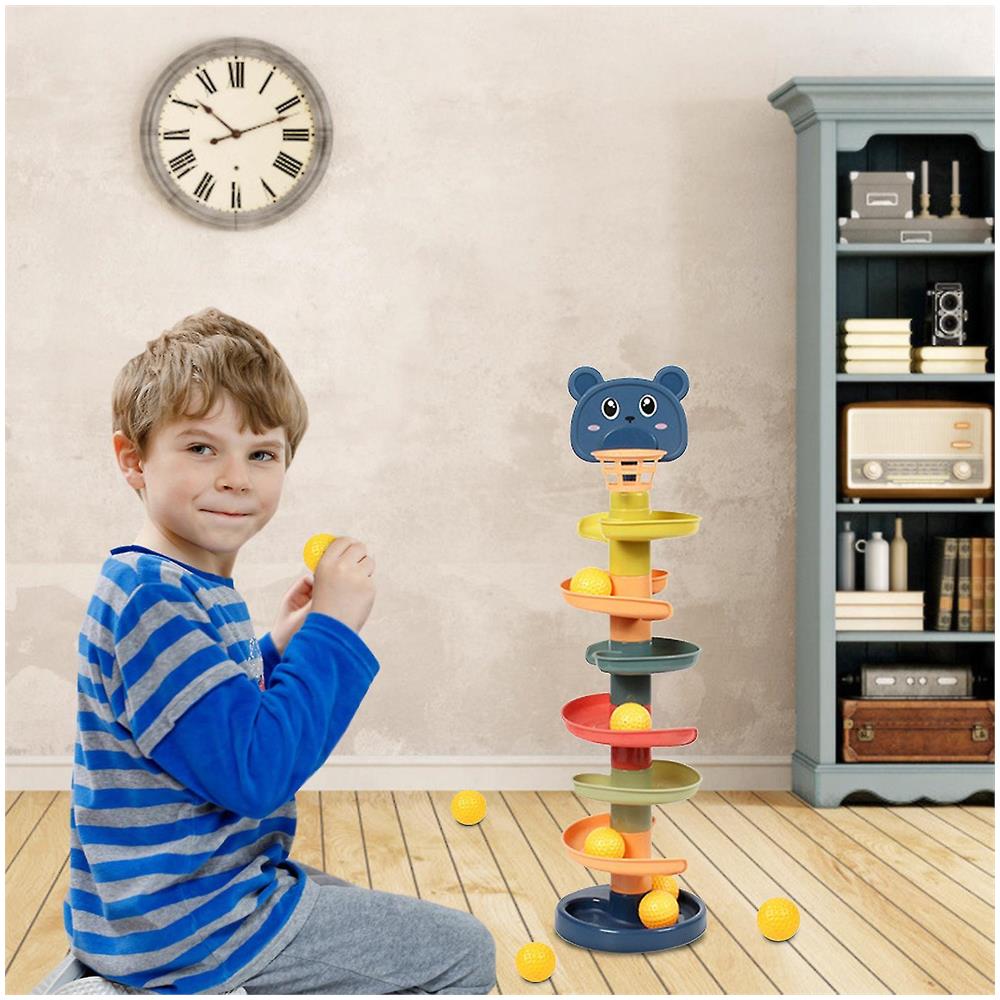 HTN - Toddler Ball Tower Ball And Roll Tower Tower Educational ...