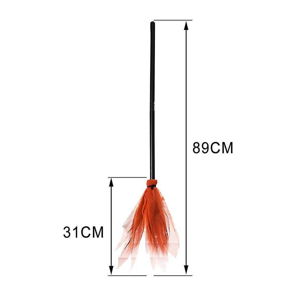HTN - Halloween Decoration Witch Flying Broomstick Party Dance Costume ...