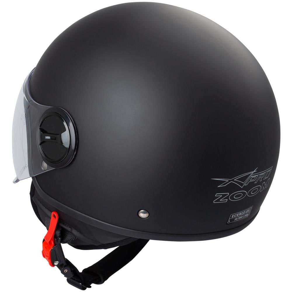 A-PRO - Casco Jet Demi Urban Moto Omologato Ece 22 Visiera Avio Sferica ...