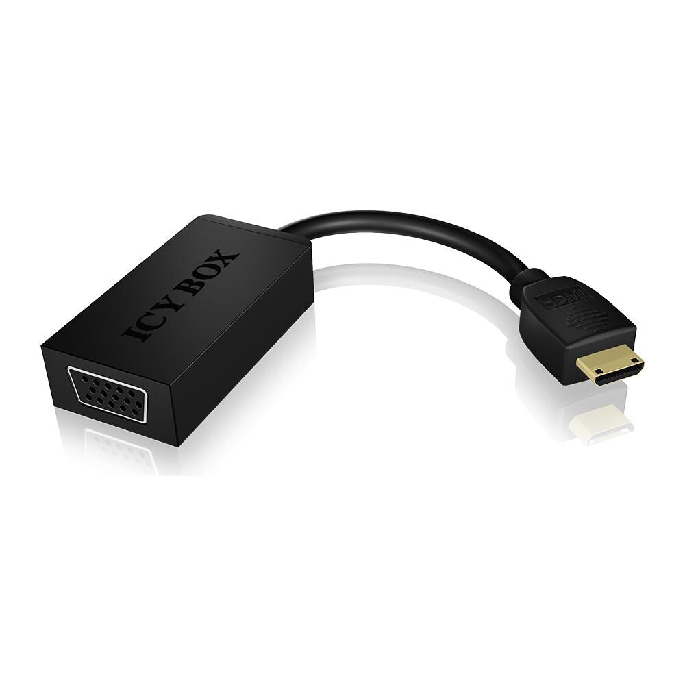 Icy Box - IB-AC502-C Mini-HDMI VGA (D-Sub) Nero - ePRICE