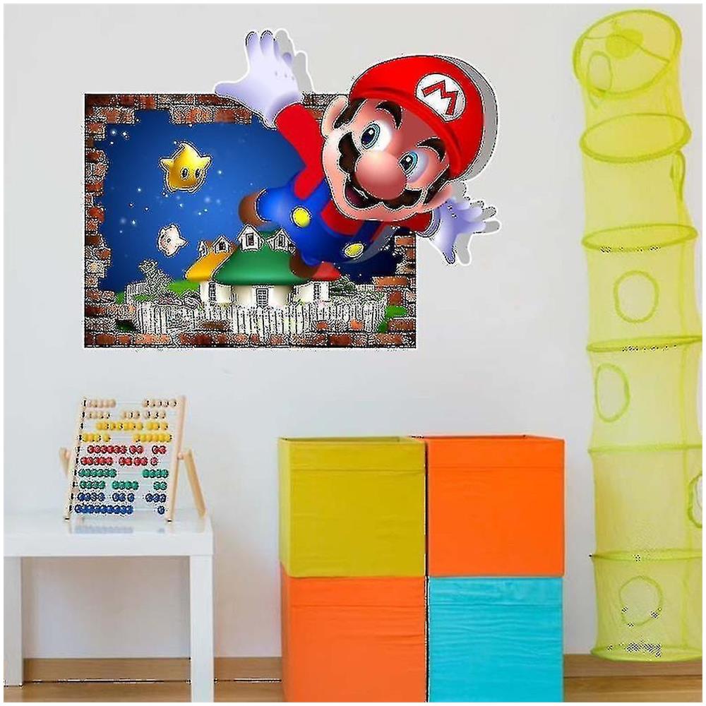 SLD - Finestra Rimovibile Di Mario Anime Adesivi A Parete 3d Creative ...