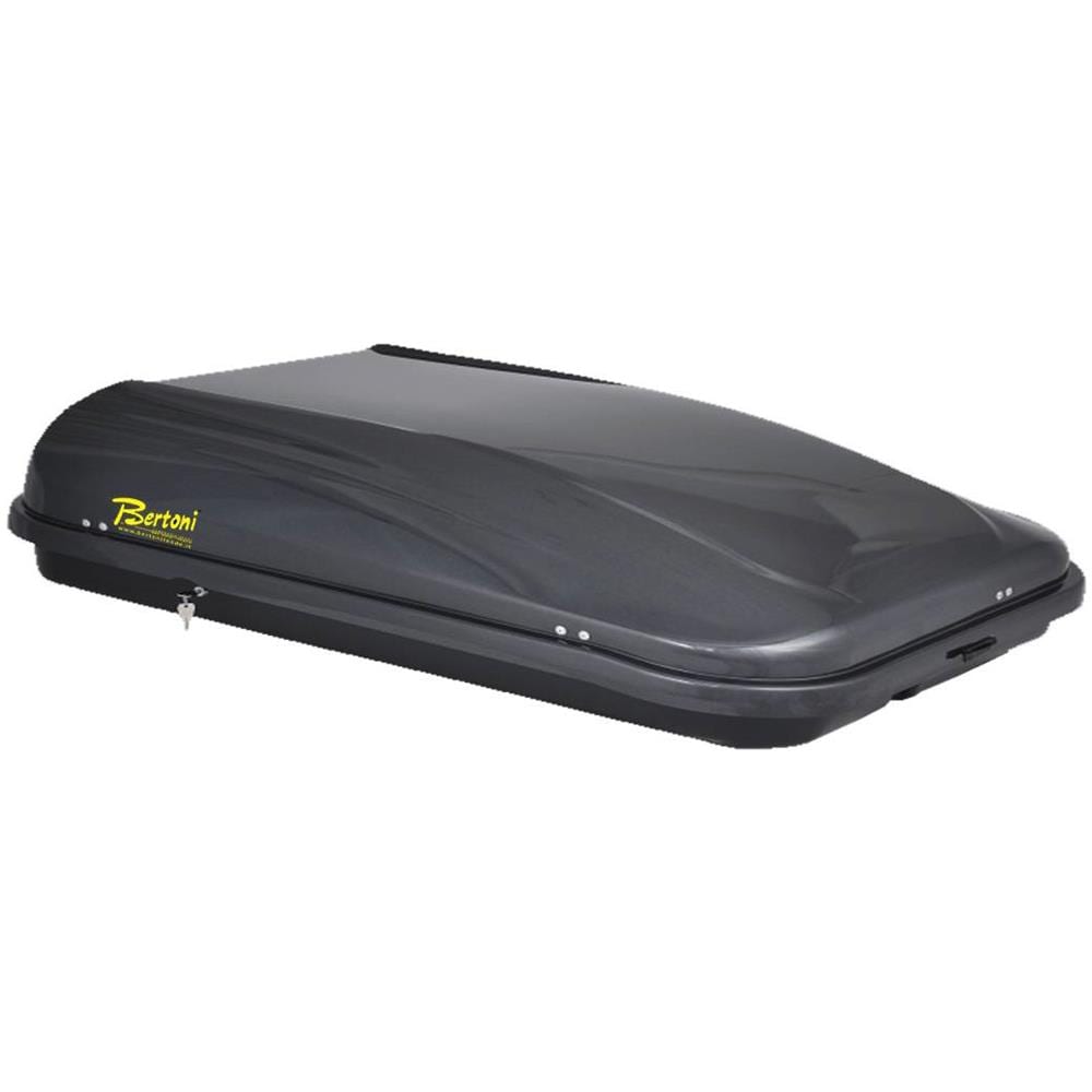 Bertoni Campeggio - Box Tetto Auto Pre 480 Antracite Lucido 480 Lt 9005 ...