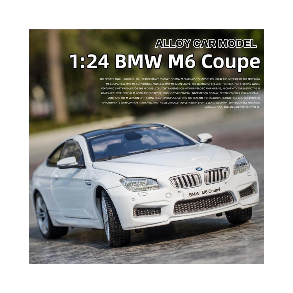 Wokex - 1:24 Bmw M6 Auto Modello Auto Lega Auto Die Cast Model Toy Car ...