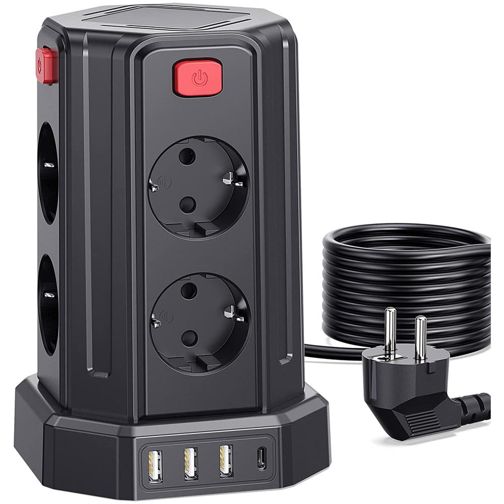 Sameriver - Multiprise Electrical, Con 4 Porte Usb (3 Usb-a+1 Usb-c ...