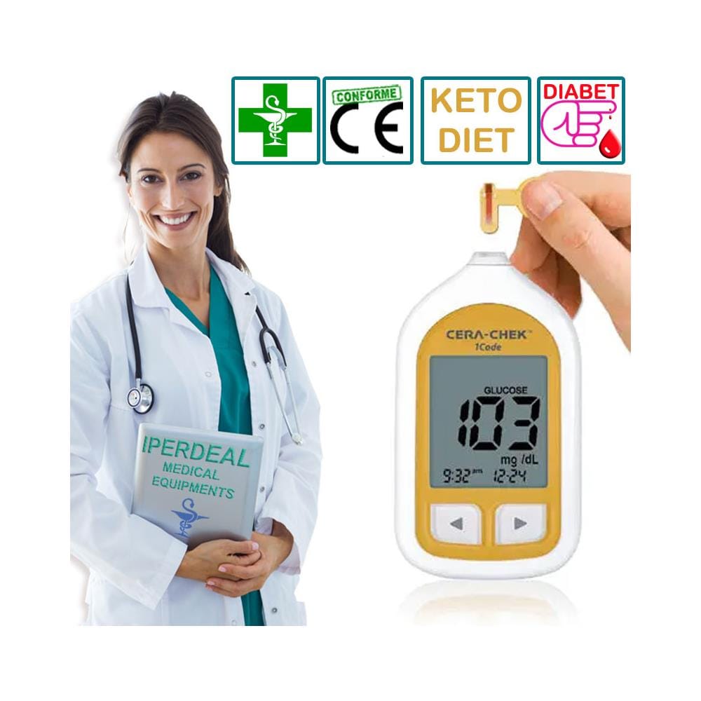 Mdhealthcare - Glucometro Digitale Mdhealthcare Cera-chek Misuratore ...