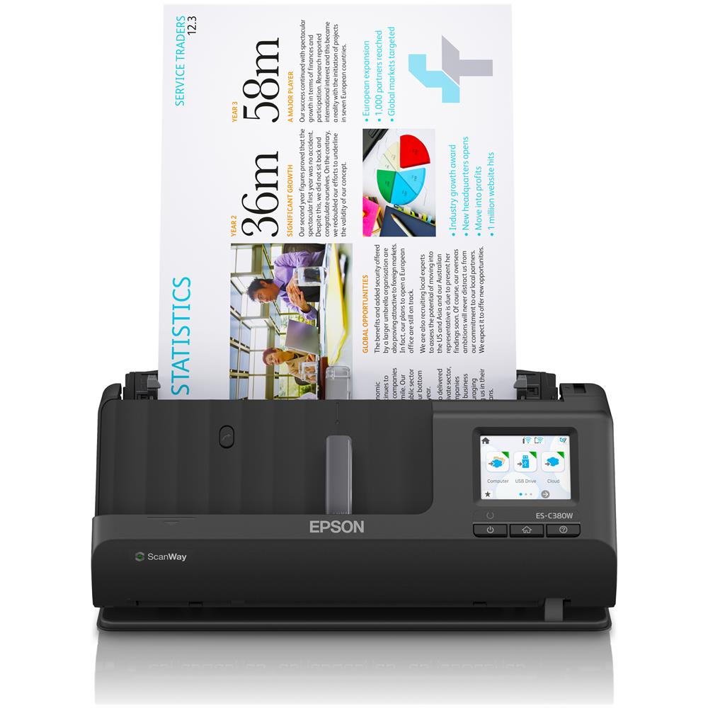 EPSON BUSINESS - SCANNER (B4) - ES-C380W A3 600 DPI X 600 DPI - ePRICE