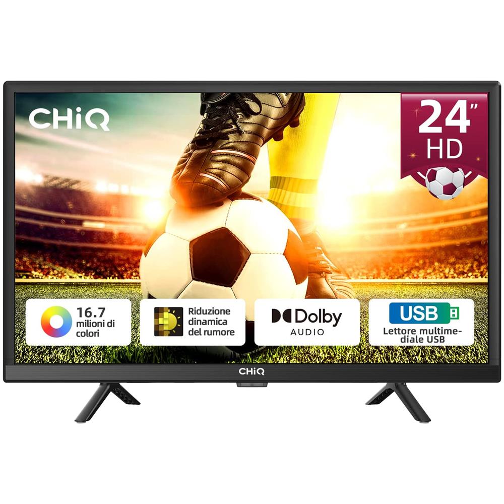CHIQ - Tv L24g5w 24 Pollici (60cm), 2022 Televisori, Hd, Tuner Dvb-t2 ...