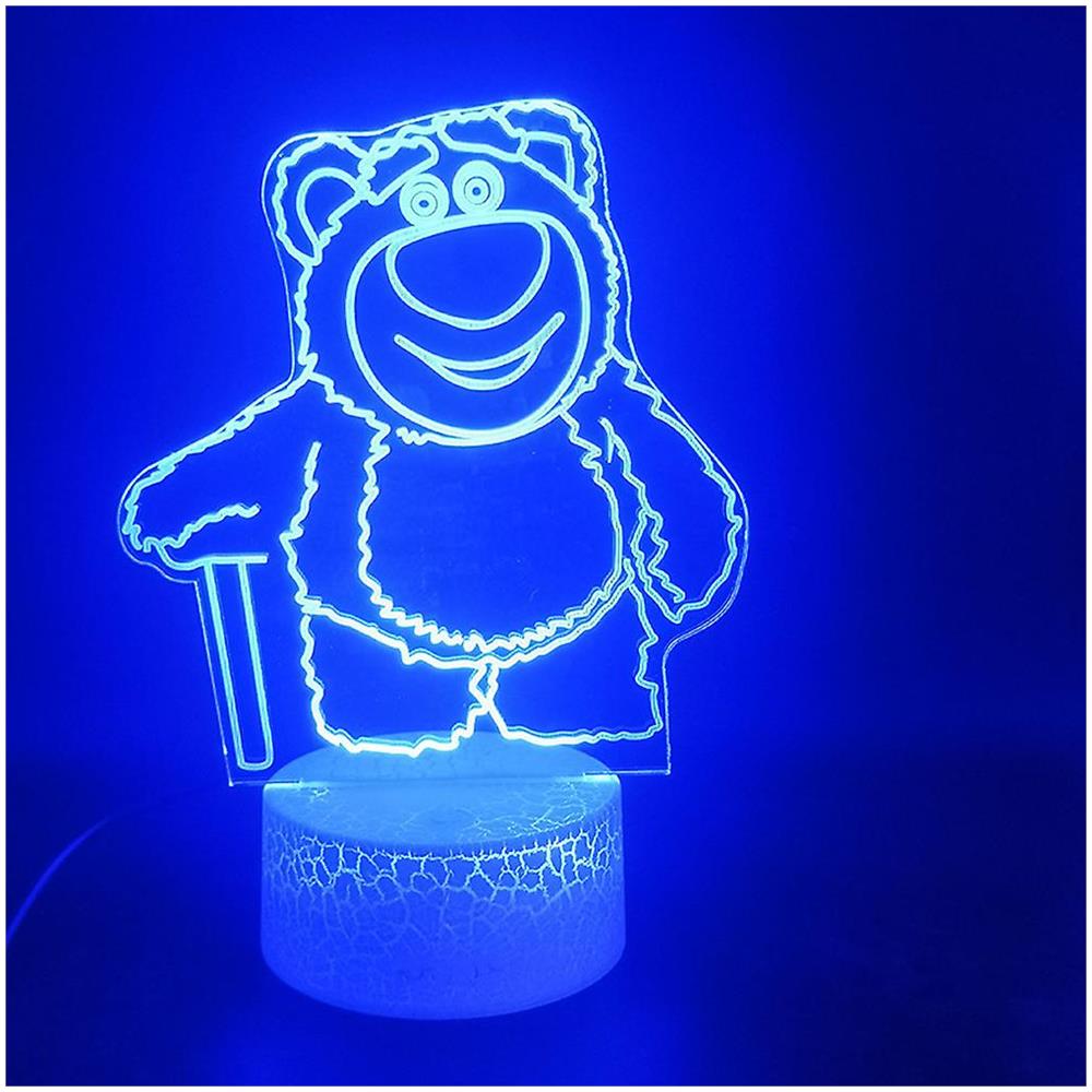 HTN - Toy Story Bear Lotso 3d Led Notturno Leggero Camera Da Letto ...