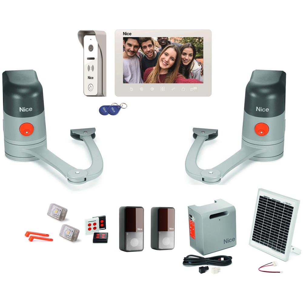 NICE HOME - Kit 7 Operatore Per Cancelli A Battente Maestro Start Kit ...