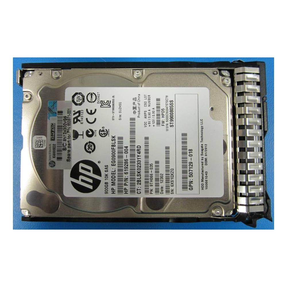 HP - 900GB hot-plug dual-port SAS HDD, Serial Attached SCSI (SAS) , HDD ...