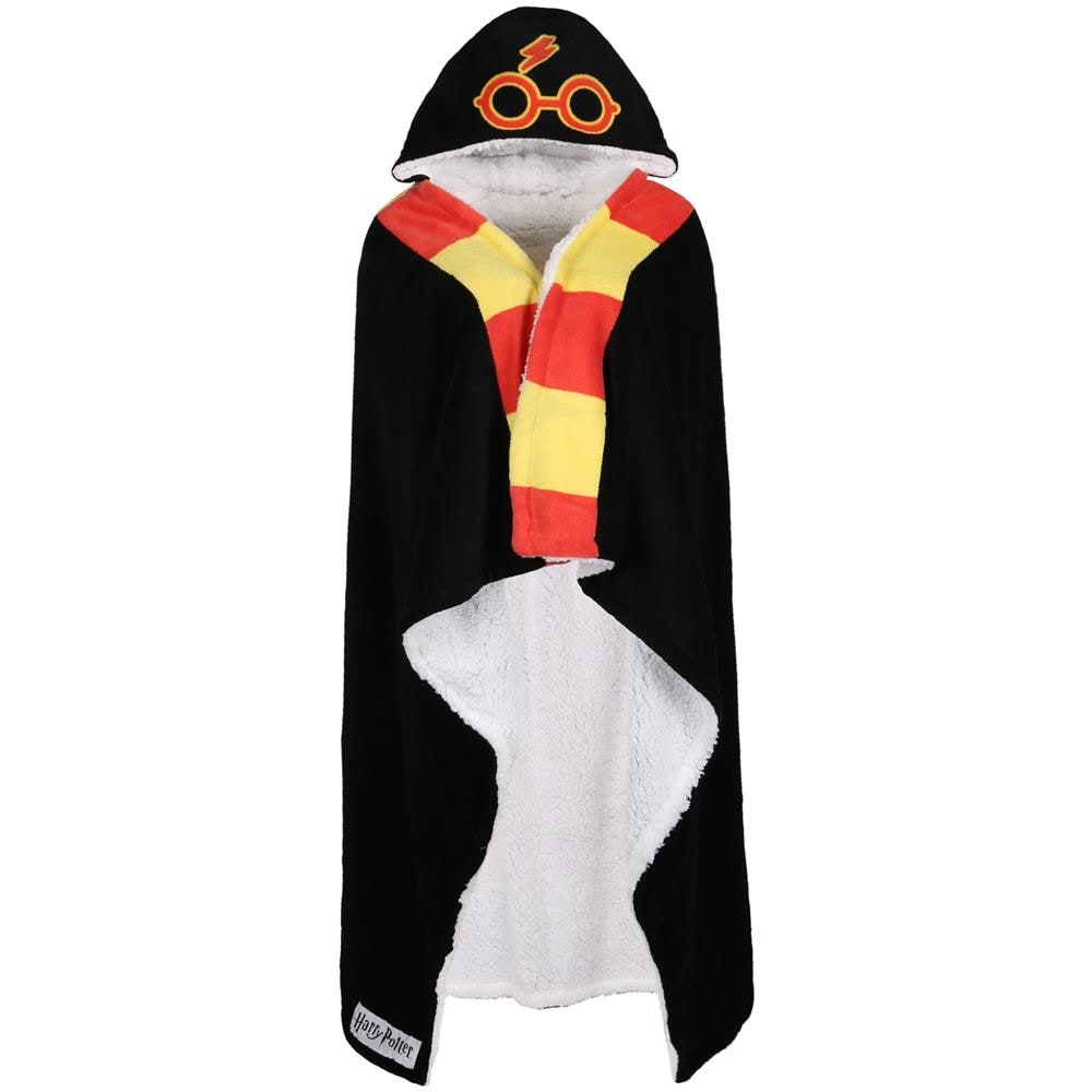 SARCIA.EU - Harry Potter Coperta / Accappatoio Con Cappuccio, Nero ...