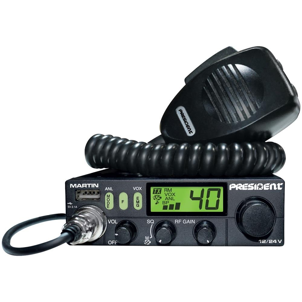 PRESIDENT - Stazione Radio President Cb Martin Asc, Roger Beep, Scan ...