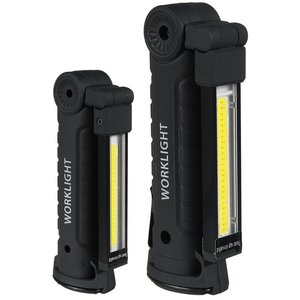 JUSTGREENBOX - Torcia Da Lavoro Con Torcia Usb Cob + Led Ruotabile A ...