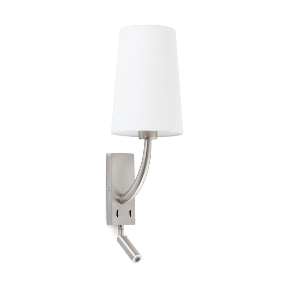 FARO LIGHTING - Lampada Da Lettura Lampada Da Parete Nickel, E27 - ePRICE