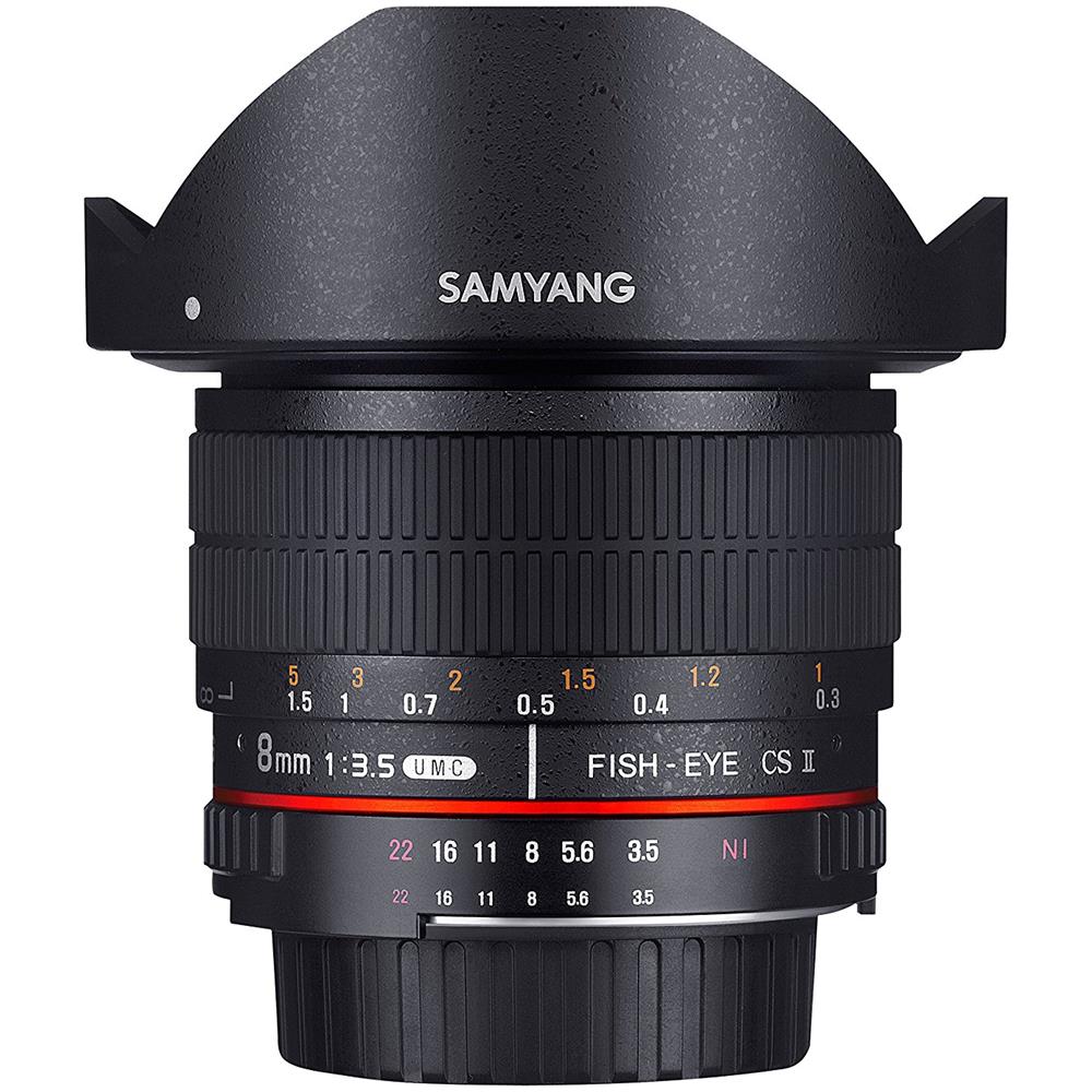 SAMYANG - Obiettivo da 8mm F / 3.5 UMC Fish-Eye CS II per Sony-E CS II ...