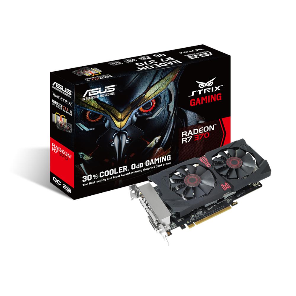 ASUS - Radeon R7 370 2 GB GDDR5 Pci-E DVI-I / DVI-D / HDMI / Display ...