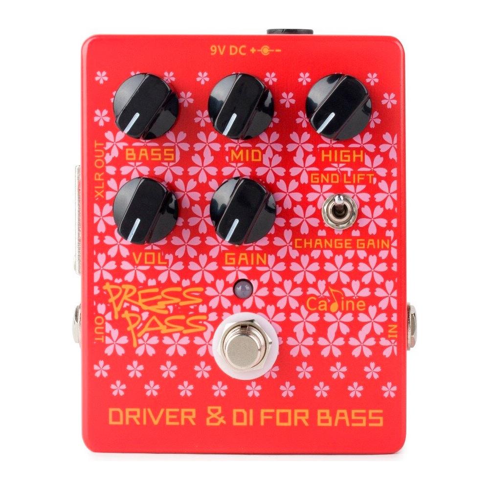 JUSTGREENBOX - Press Pass Red Pedali Effetti Per Chitarra Elettrica Con Driver True Bypass E Di ...