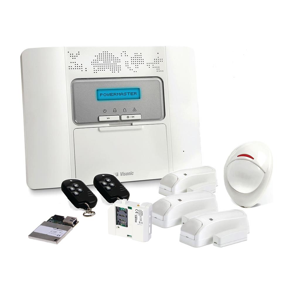 Visonic - Powermaster Kit3 Gsm Ip - Allarme Casa Senza Fili Gsm / Ip ...