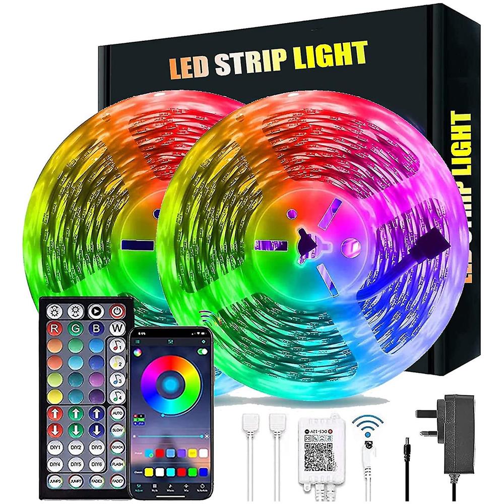 HTN - 20m Luci A Led Bluetooth Luci Rgb Luci A Nastro A Led Con 44 ...