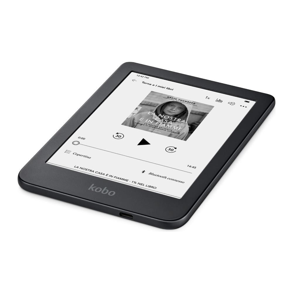 KOBO - Lettore eReader 6" Clara 2E 16GB Connettività Wi-Fi Bluetooth e ...