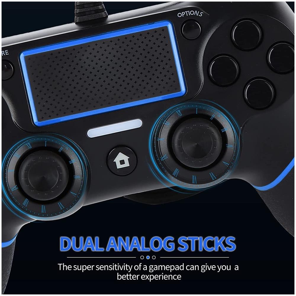 CHRONUS - Controller Ps4 Wired Game Per Playstation 4 / pro / slim / pc / laptop, Joystick Per ...