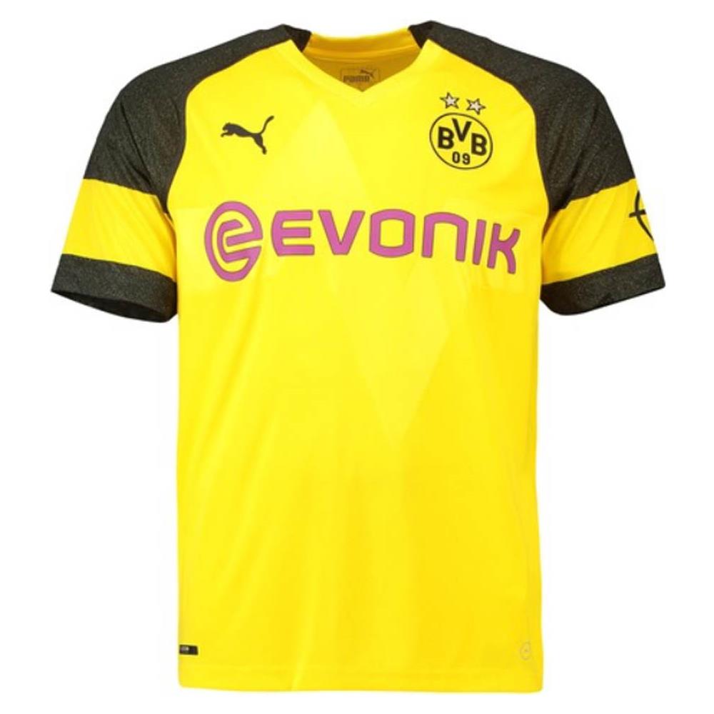 Puma - 2018-2019 Borussia Dortmund Puma Home Football Shirt - Small ...